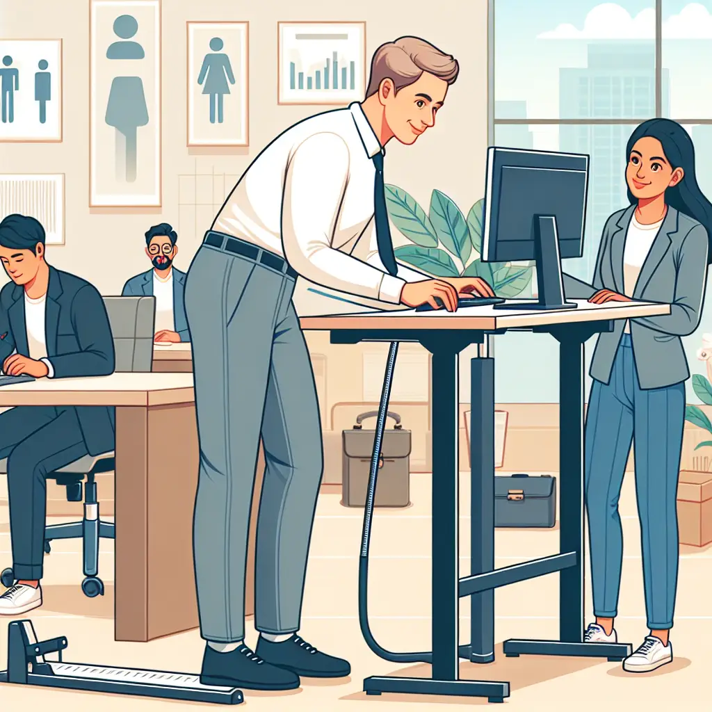 How to Set Up a Standing Desk: Benefits and Tips for Offices - A2B ...